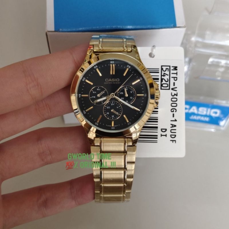 CASIO ORIGINAL MTP-V300G-1A/MTP-V300G-1AUDF/MTP-V300G/MTPV300G | Shopee Malaysia