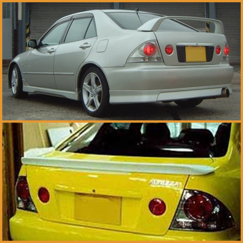 Lexus IS IS200 XE10 XW10 Toyota Altezza Sedan Rear Spoiler - ( B SN ...
