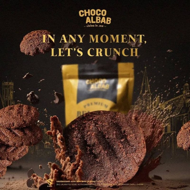 Belgian Chocolate Cookies Choco Albab 130gram | Shopee Malaysia