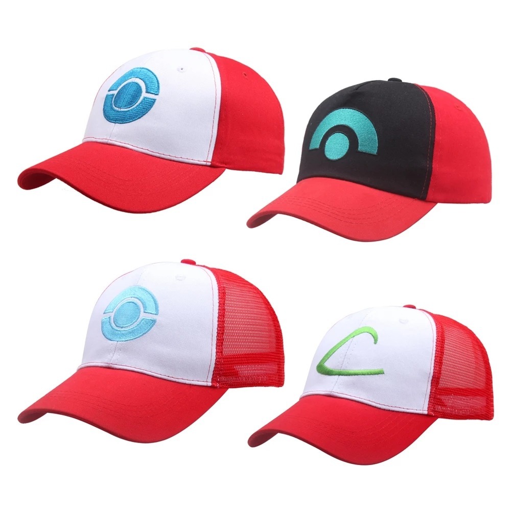 Ash Ketchum Cap Pokemon Pocket Monsters Anime Cosplay Hat Prop | Shopee ...