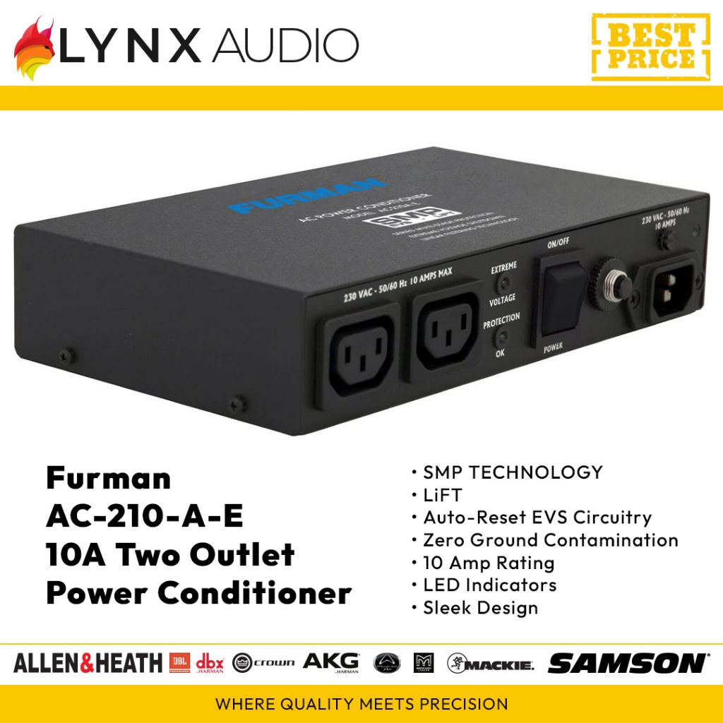 Furman AC-210A E 10A Two Outlet Power Conditioner | Shopee Malaysia