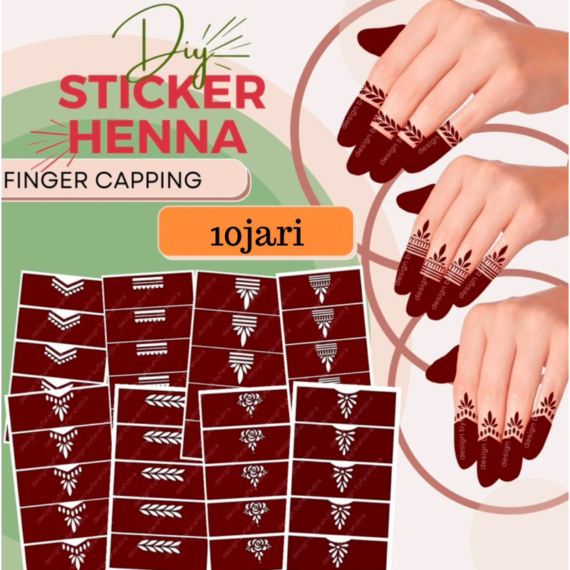 STICKER INAI CELUP VIRAL-BORONG & RETAIL🔥🔥 dapat 10 jari tau | Shopee ...