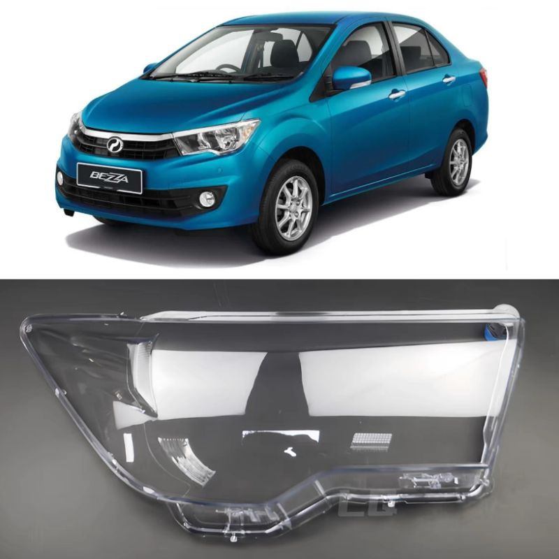 PERODUA BEZZA 2016-2019 HEAD LAMP COVER HEAD LIGHT LENS | Shopee Malaysia