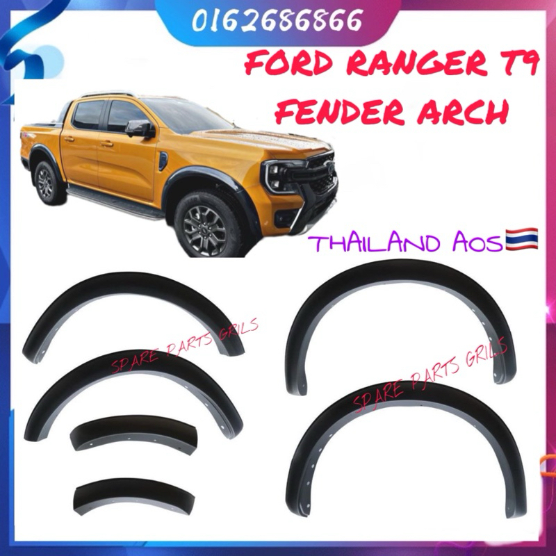 THAILAND AOS FORD RANGER T9 2023 2024 FENDER ARCH v8 XLT Wildtrak XL ...