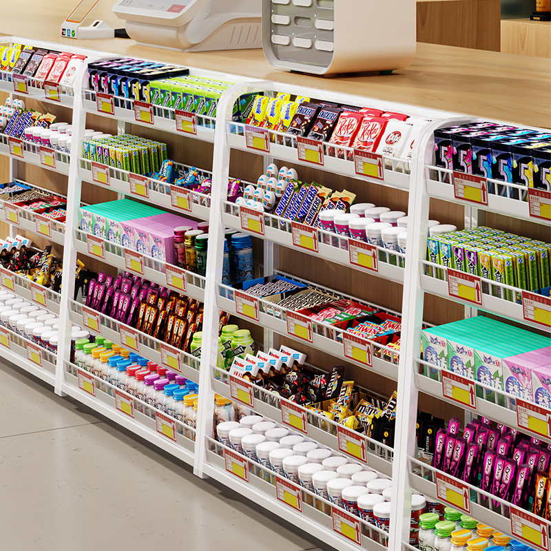Supermarket Cashier Machine Front Small Shelf Convenience Store Chewing ...