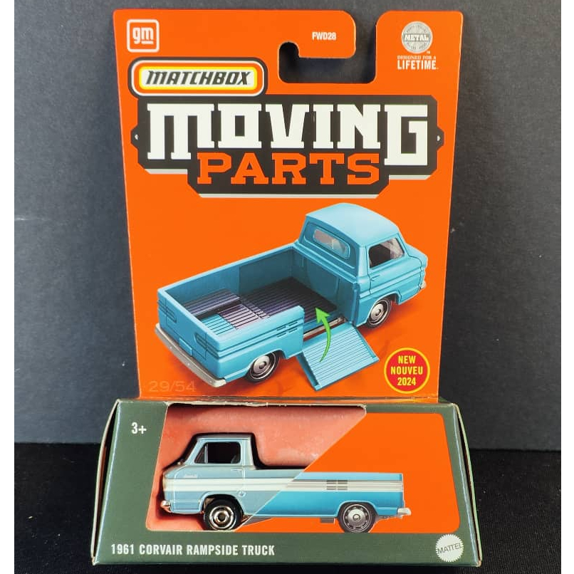 Matchbox 1961 Corvair Rampside Truck - Blue (Moving Parts) | Shopee ...