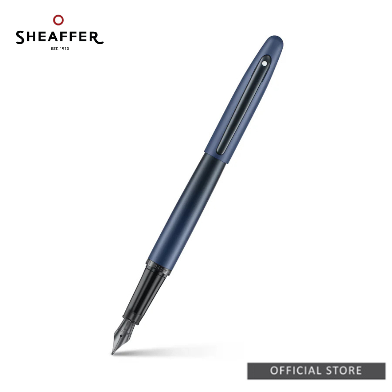 Sheaffer VFM 9429 Matte Blue with Matte Black Trims Fountain Pen ...
