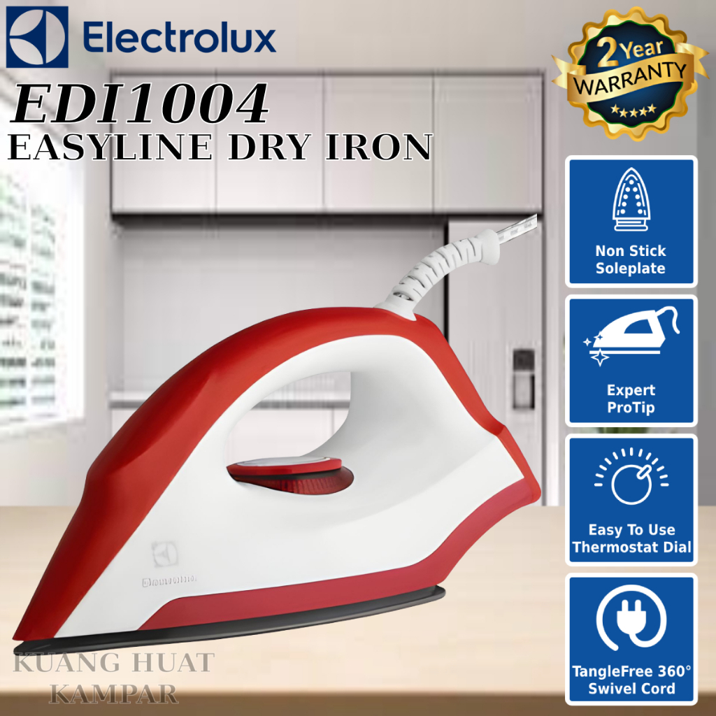 KHIND ELECTRICAL DRY IRON EI303 / EI-303 // ELECTROLUX 1300W DRY IRON ...