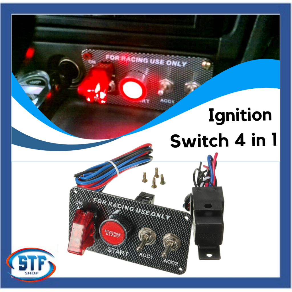 Racing Switch Car Electronics/Switch Panels-Flip-up Start/Ignition ...
