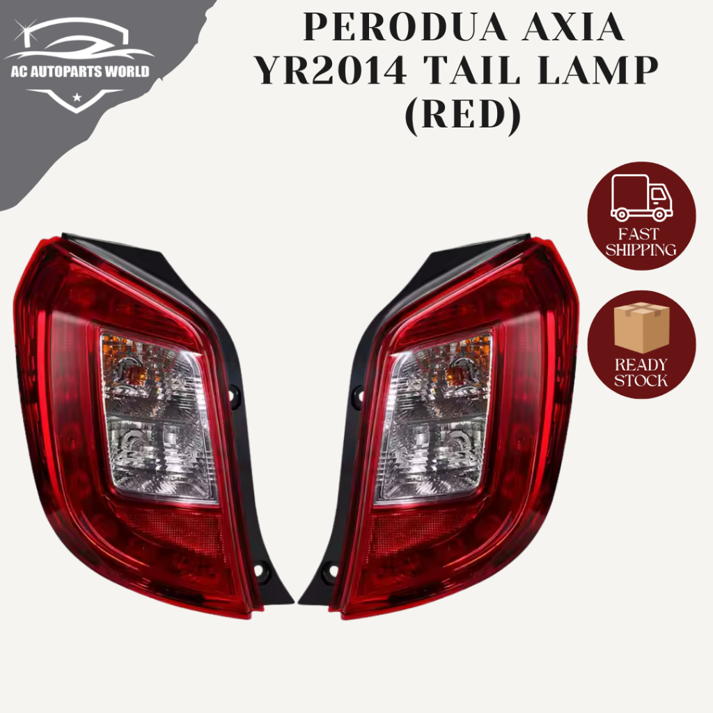 100% NEW PERODUA AXIA YR2014 2015 2016 2017 2018 2019 TAIL LAMP LAMPU ...
