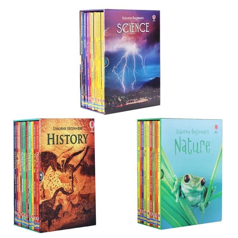 Usborne Beginners Series Science/History/Nature 10 Hardcover Books Each ...