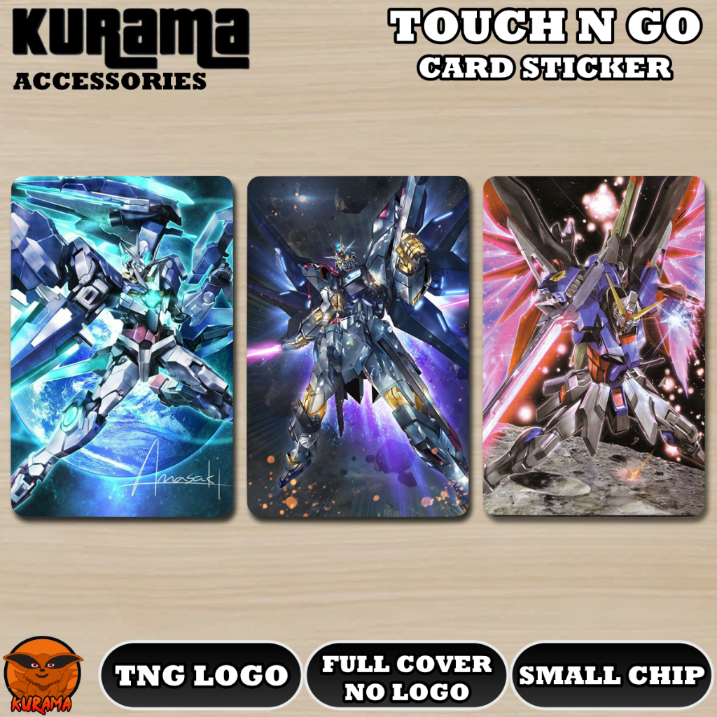 [ Gundam Series 1 ] Touch n Go Card Sticker Cover (Waterproof, High Quality) ,TNG CARD | Shopee ...