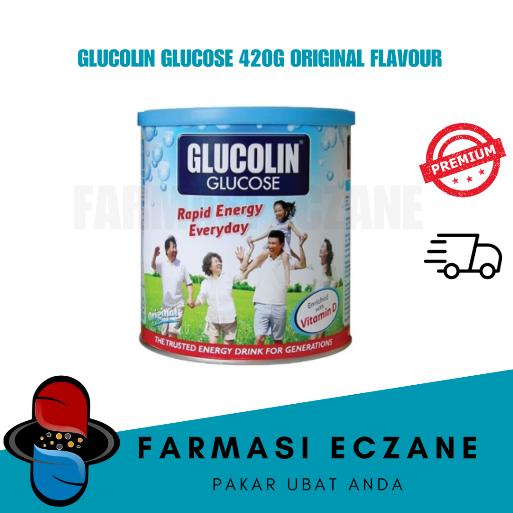 GLUCOLIN GLUCOSE ORIGINAL FLAVOUR 420g (EXPIRY DATE:5/3/2025) | Shopee ...