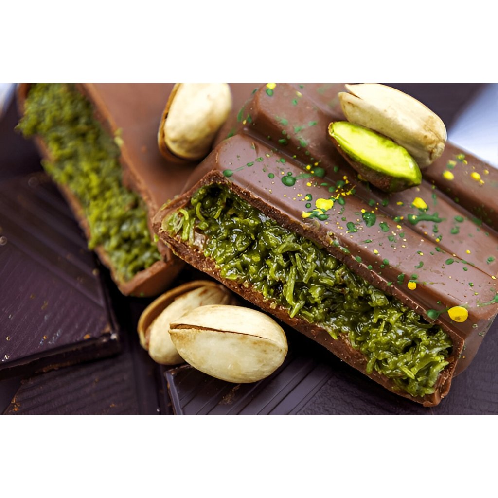 Pistachio Kunafa Chocolate Halal 100g Viral Chocolate Bar, Best Selling Treat from Dubai ...
