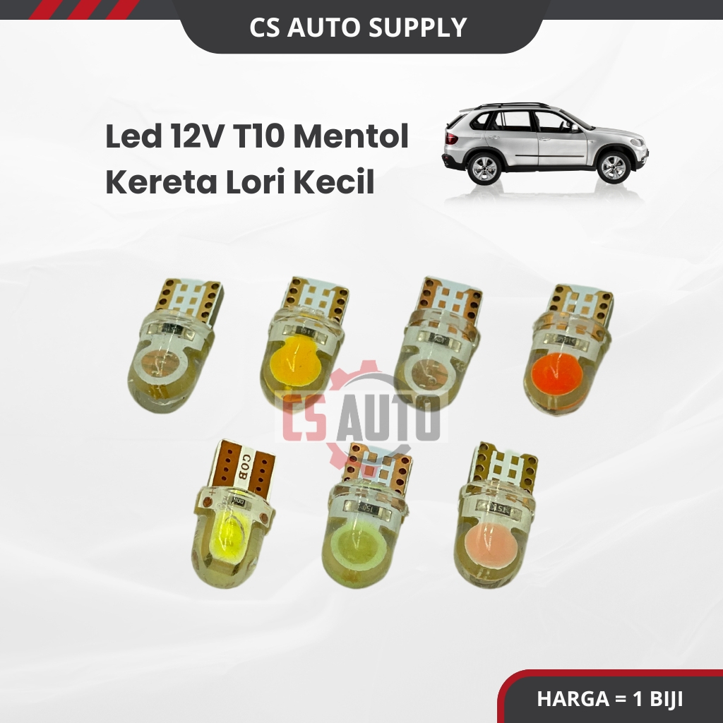 CS 1pc Sebiji Led 12V T10 Mentol Cucuk Trailer Treler Truck Lori Lampu ...