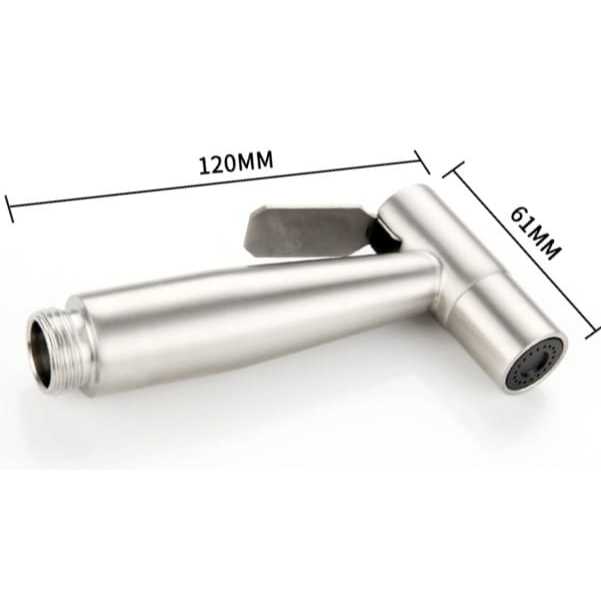 304 STAINLESS STEEL HIGH PRESSURE HAND SPRAY SHOWER BIDET PRESSURIZED ...