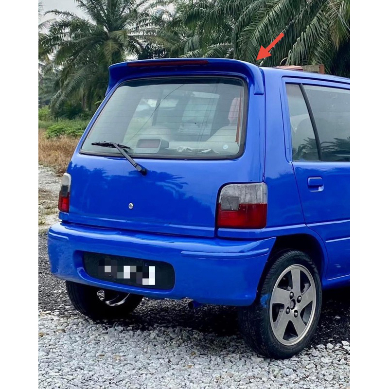 🔥READY STOCK🔥M042 PERODUA KANCIL TOP SPOILER WITH LONG LED (FIBER) NO ...