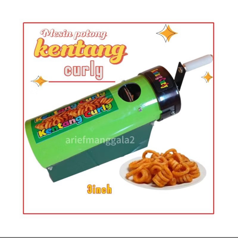 Curly Fries Machine- Kentang Keriting (FunFries) | Shopee Malaysia