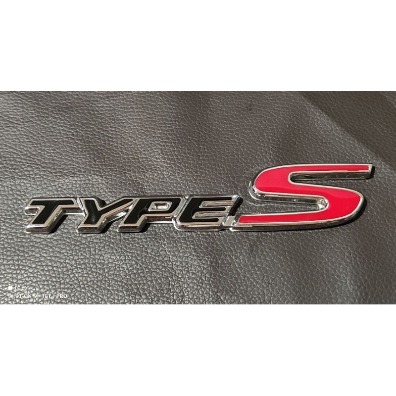 Emblem metal TYPE S. | Shopee Malaysia