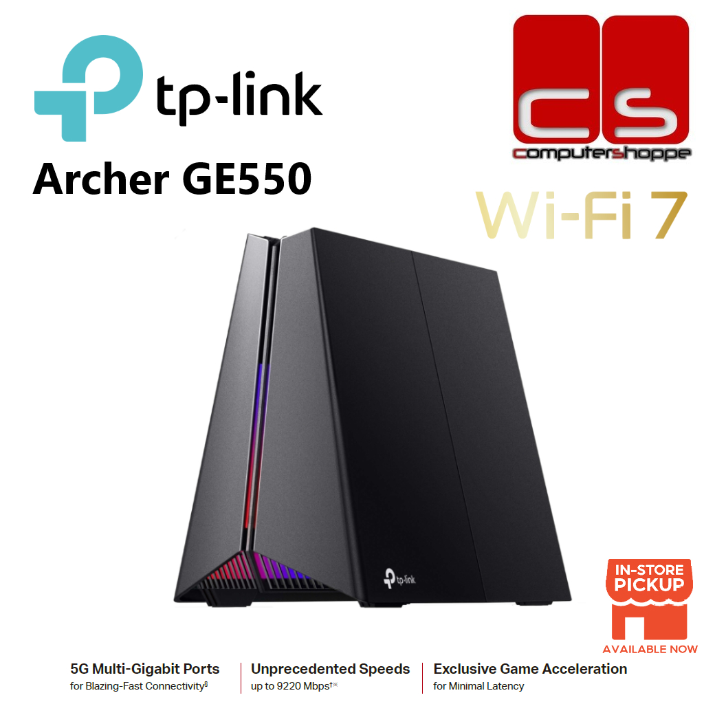 TP-Link Archer GE550 BE9300 Tri-Band Wi-Fi 7 Gaming Router | Shopee ...