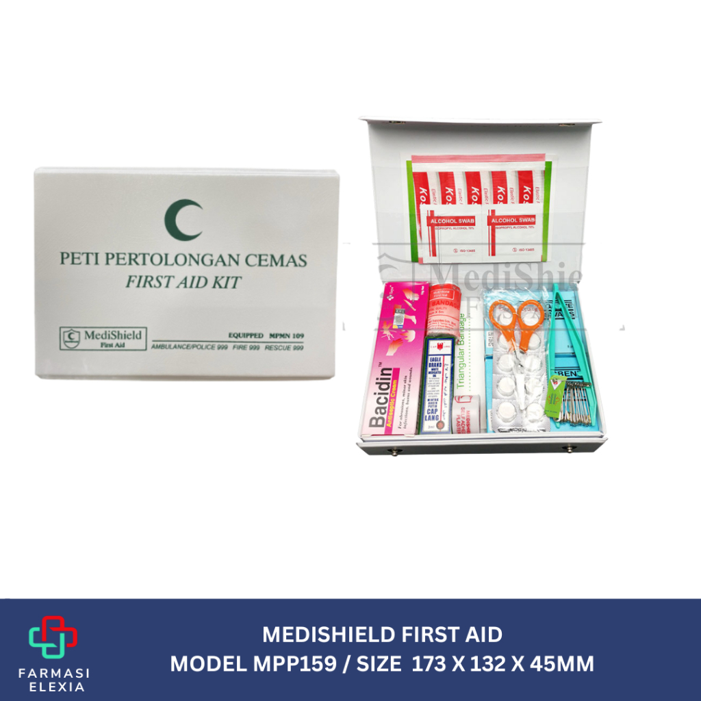 MEDISHIELD PETI PERTOLONGAN CEMAS / PREMIUM PVC FIRST AID KIT MODEL ...