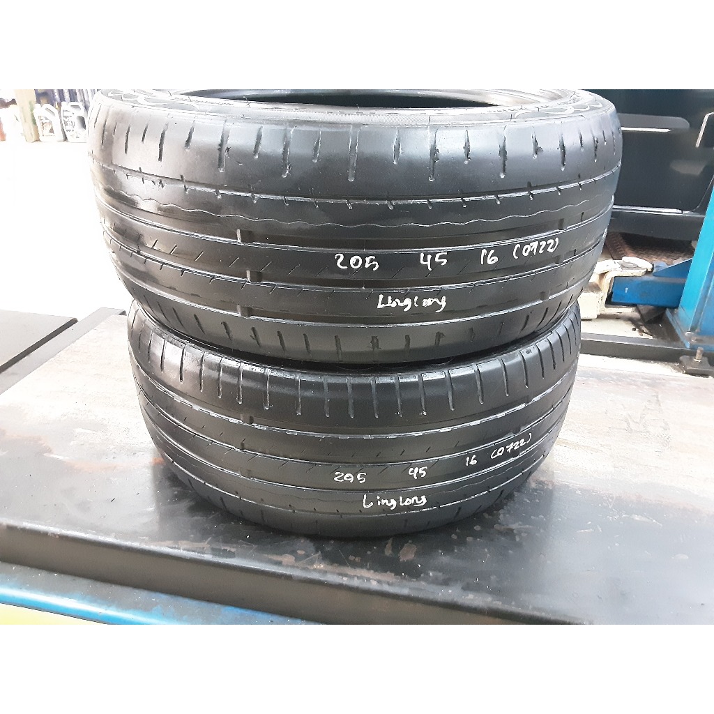 Used Tyre Secondhand Tayar LINGLONG SPORT G5 205/45R16 30% Bunga Per ...
