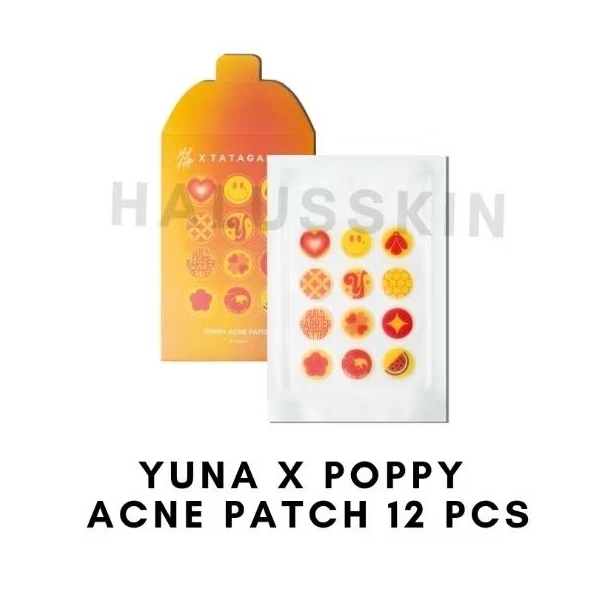 YUNA x TATAGALTIER Poppy Acne Patch 12pcs | Shopee Malaysia