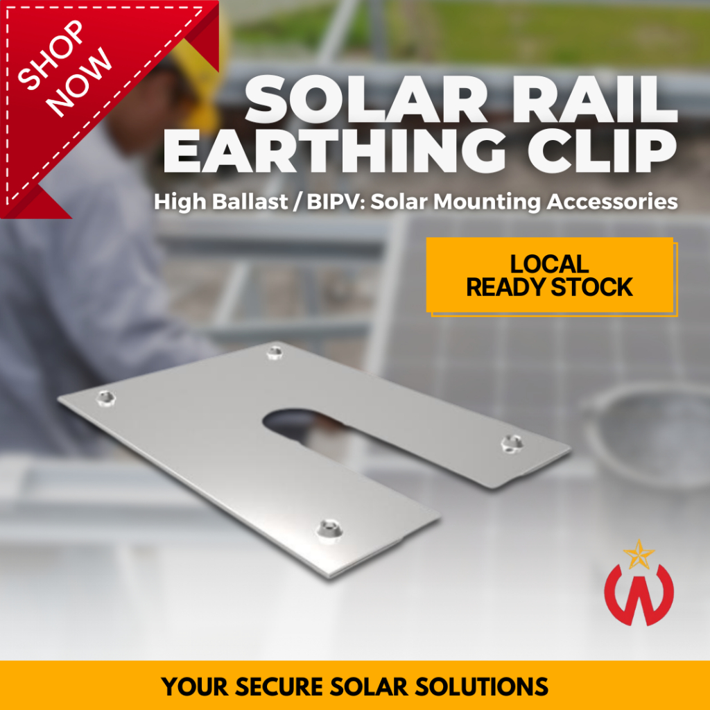 Winstar Solar Rail Earthing Clip | Shopee Malaysia