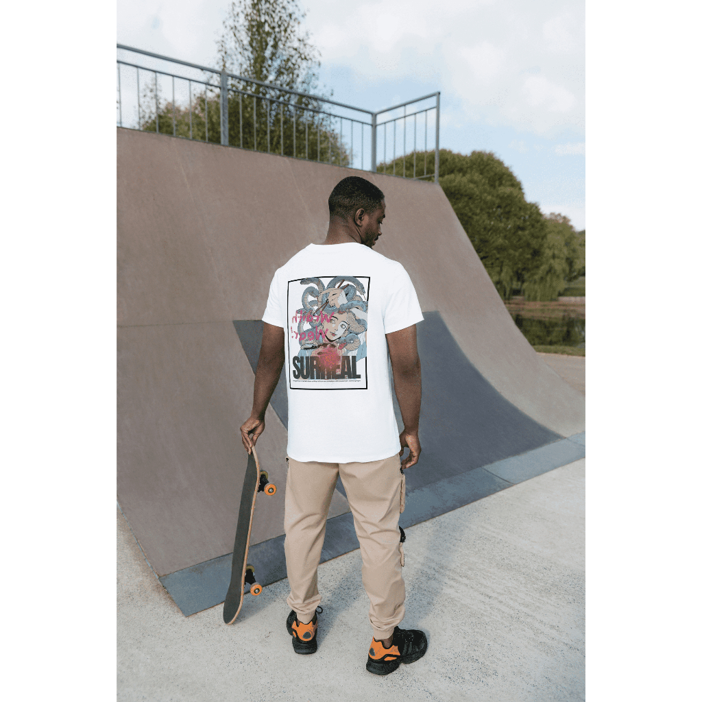 Gorgon Boy Oversized T-Shirt (White) | Shopee Malaysia