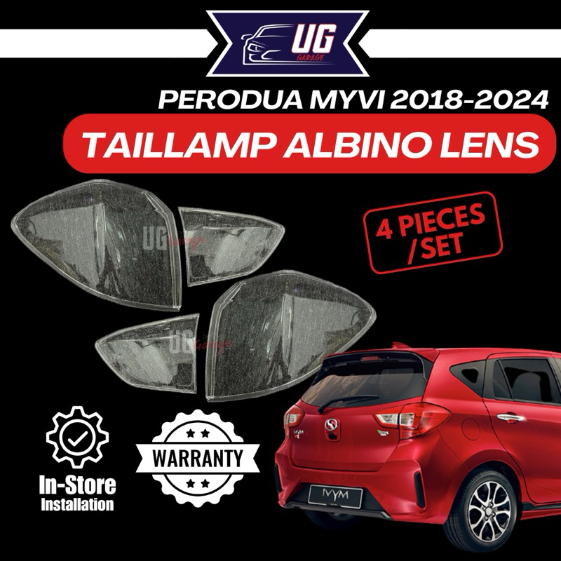 Perodua Myvi Gen 3 Facelift 2018-2024 Albino/Clear Lens 4 pieces ...