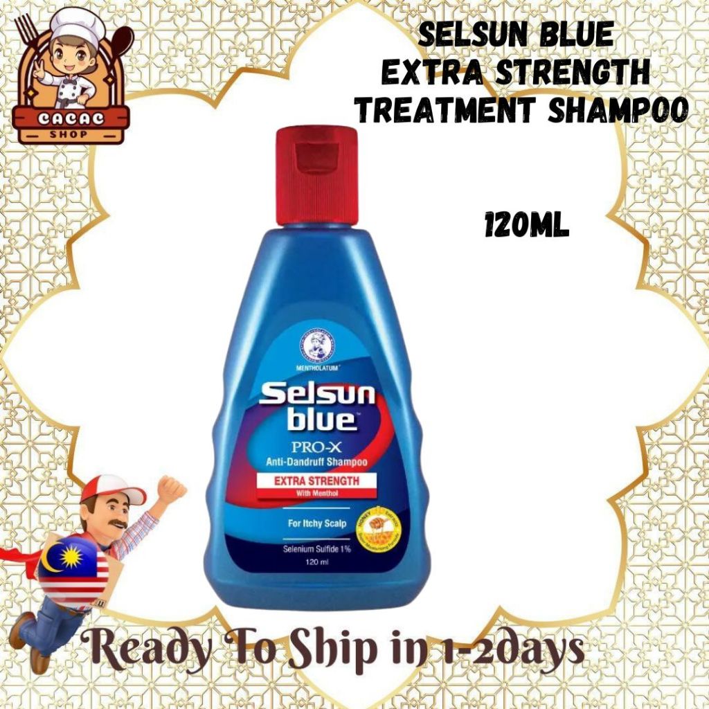 Selsun Blue Extra Strength Treatment Shampoo 120ml | Shopee Malaysia