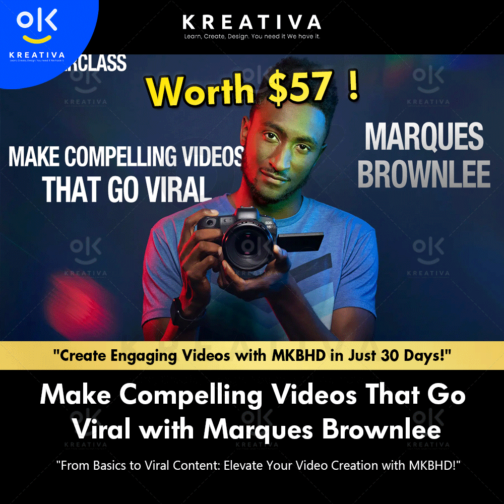 Vip Course-Make Compelling Videos That Go Viral with Marques Brownlee | Learn Video Edit ...