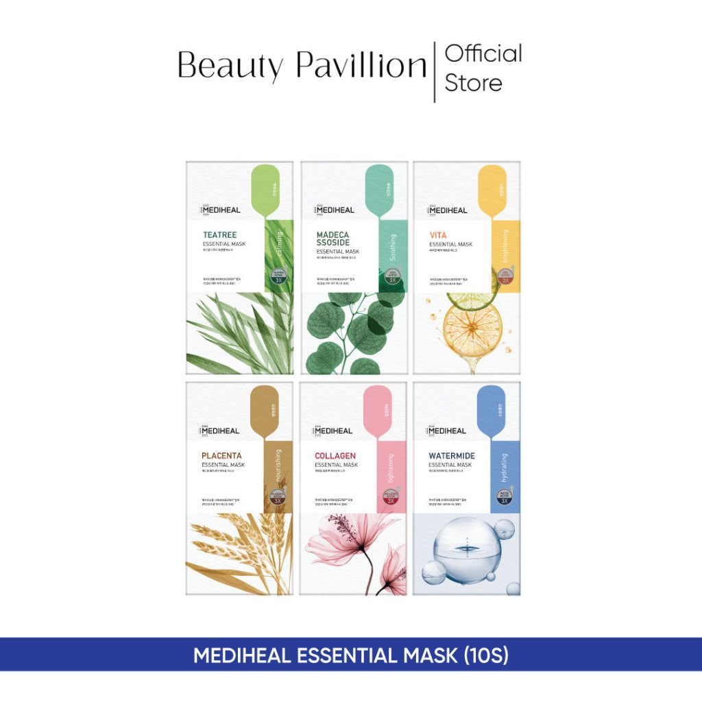 BEAUTY PAVILION | MEDIHEAL ESSENTIAL MASK (10pcs) | Shopee Malaysia