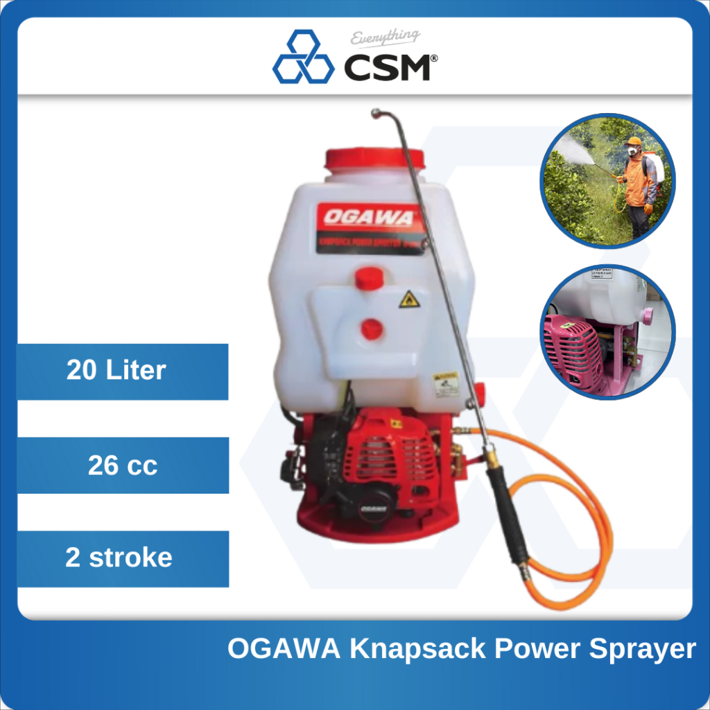 OGAWA SP268M-20L Pump Knapsack Power Sprayer / Tong Racun / Pam ...