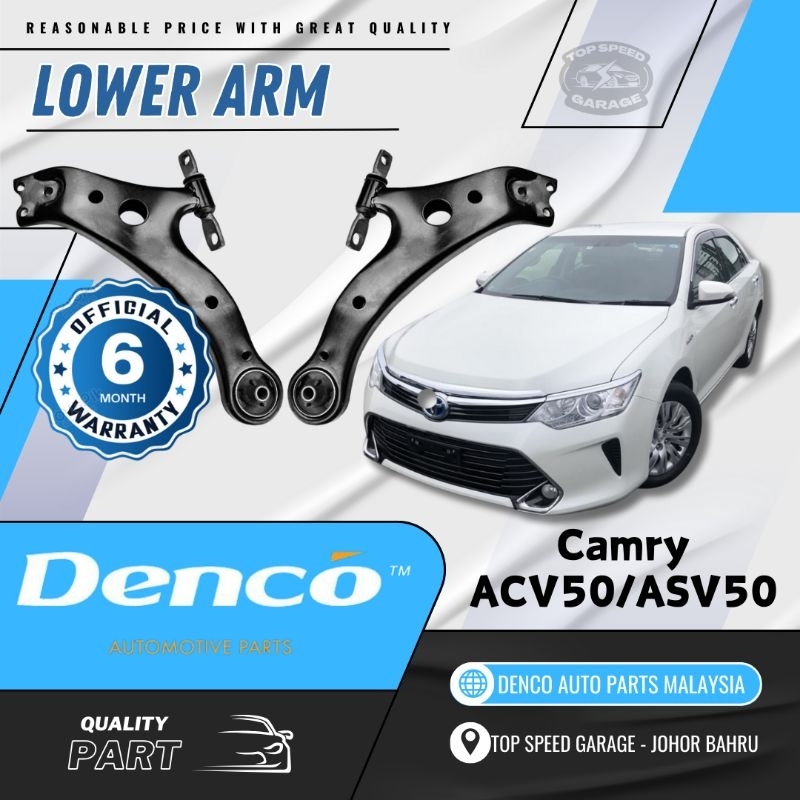 DENCO ORIGINAL - TOYOTA CAMRY ACV50/ASV50/AVV50 LOWER ARM - FRONT/DEPAN ...
