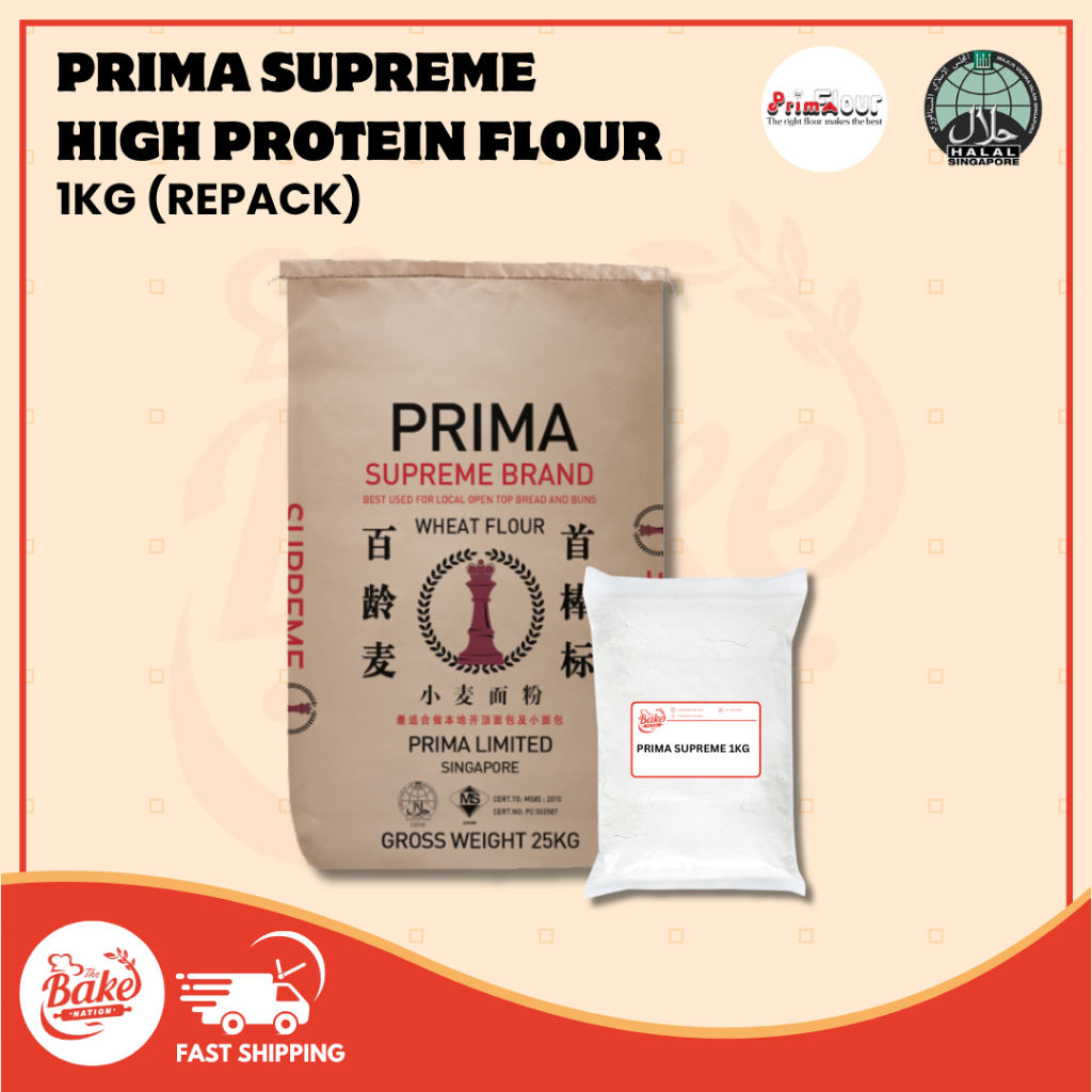 Prima Supreme Tepung Gandum | Bread | Roti | Bun (High Protein ...