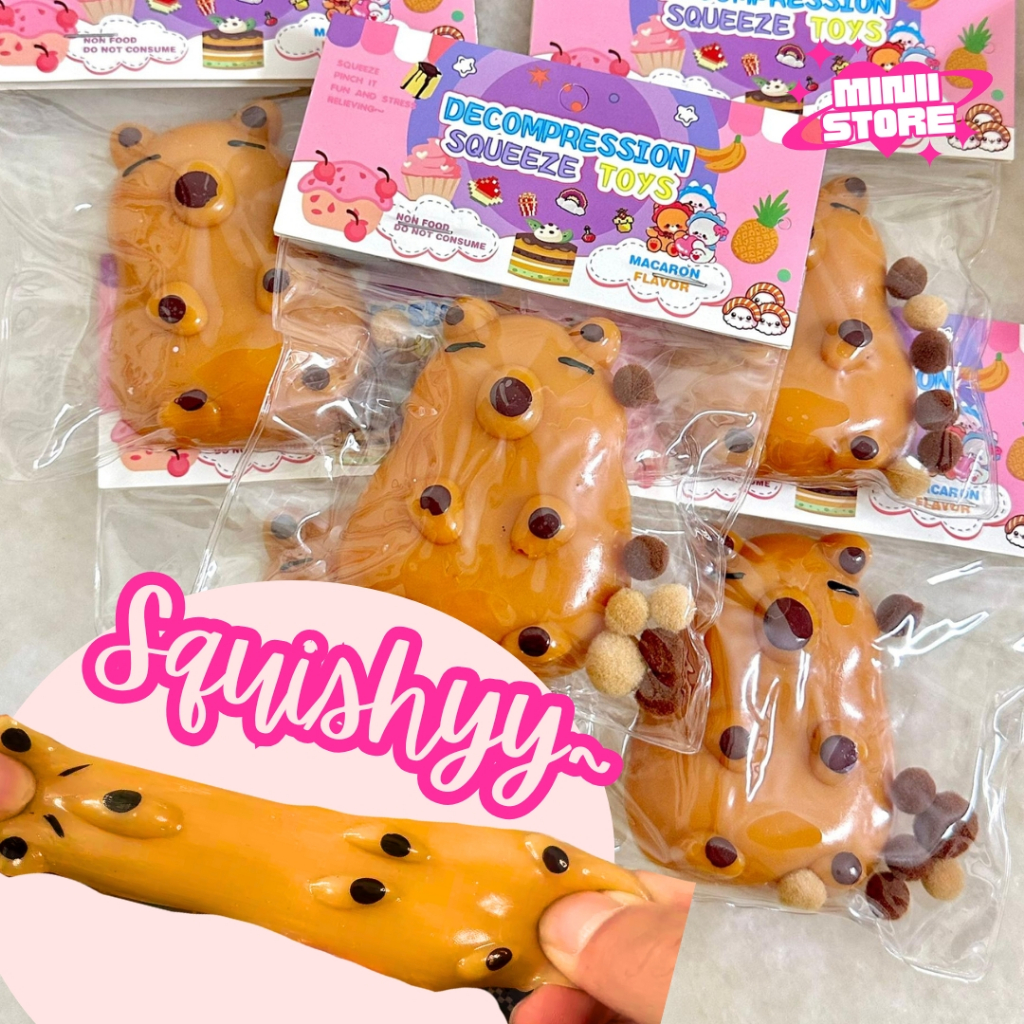 Capybara mochi squishy toy stress relief gift toys | Shopee Malaysia
