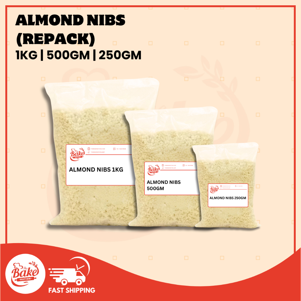 Almond Nibs / Badam Dadu 1KG / 500GM / 250GM | Shopee Malaysia
