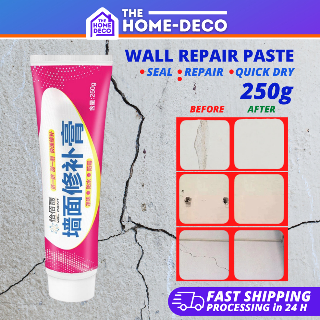 Wall Crack Repair Cream Paste DIY Waterproof Instant Repair Paste for ...
