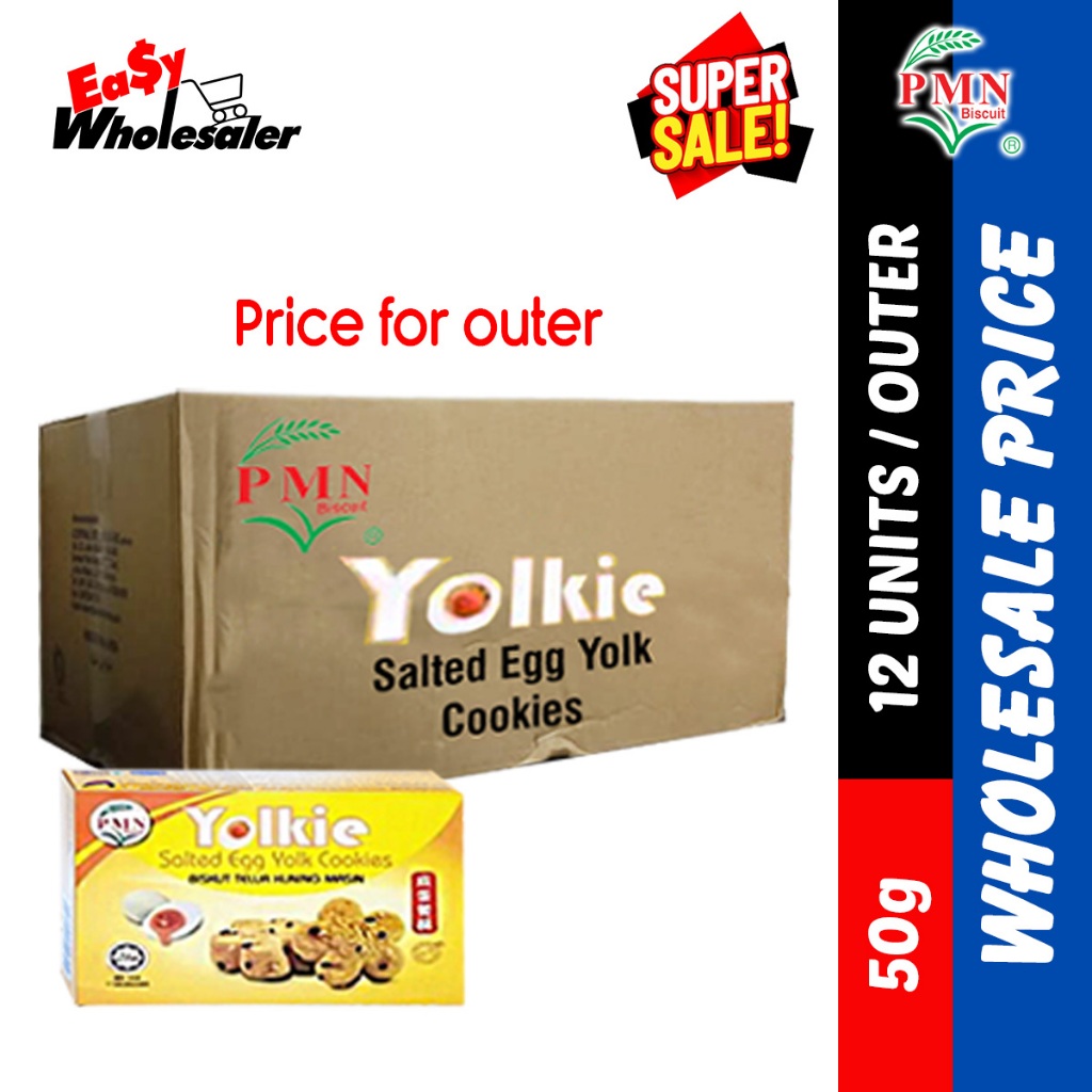 YOLKIE SLATED EGG YOLK COOKIES (50g) x 12 units | Shopee Malaysia