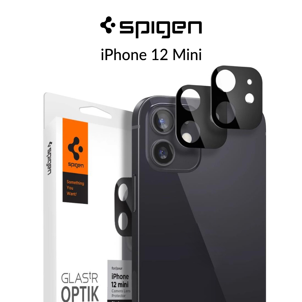 Spigen Camera Lens Optic Full Coverage Tempered Glass For iPhone 12 ...