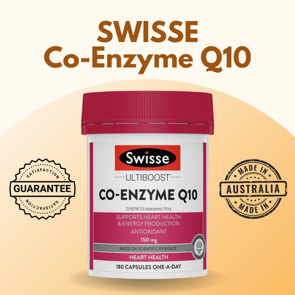 SWISSE Australia High Strength Co-Enzyme Q10 CoQ10 150mg / 300mg | Shopee Malaysia