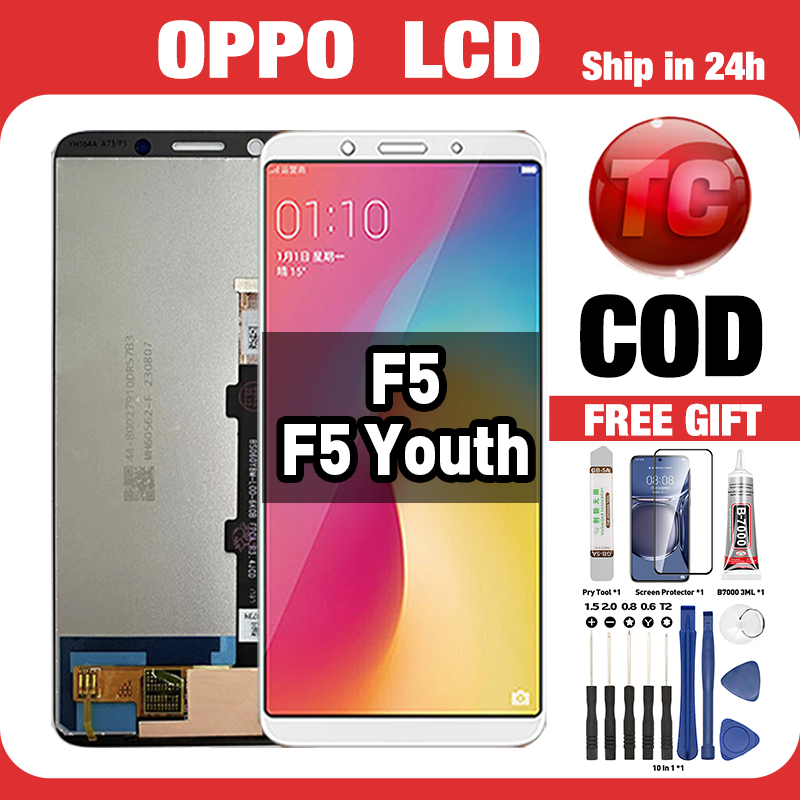 LCD OPPO F5/ F5 Youth Compatible For Original Glass Touch Screen Digitizer | Shopee Malaysia