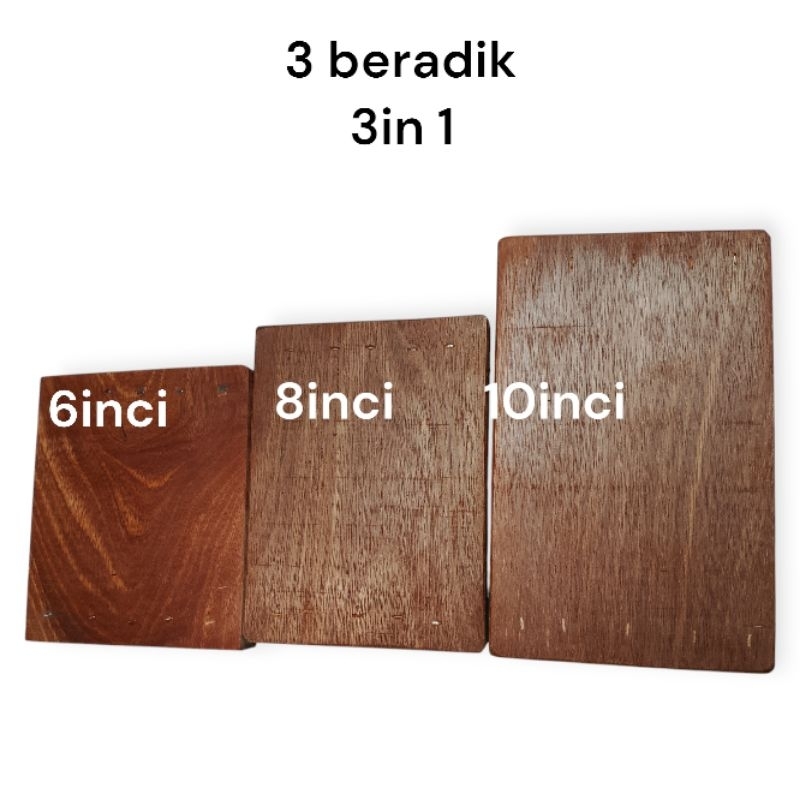 PAPAN PEMOTONG 3BERADIK/PAPAN 3 DALAM 1/KAYU LANDAS COMBO | Shopee Malaysia