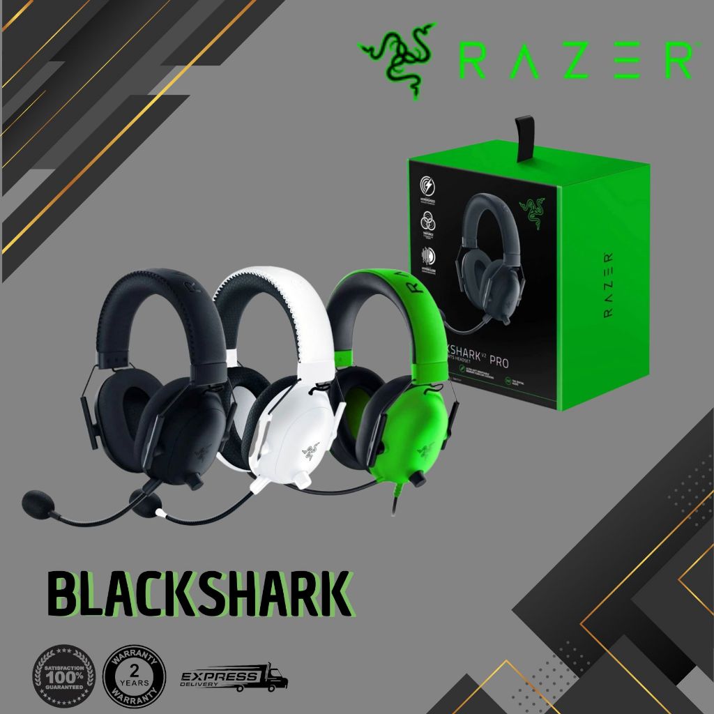 RAZER Multi Platform Gaming Headphone Blackshark V2 X Gaming Headset ...