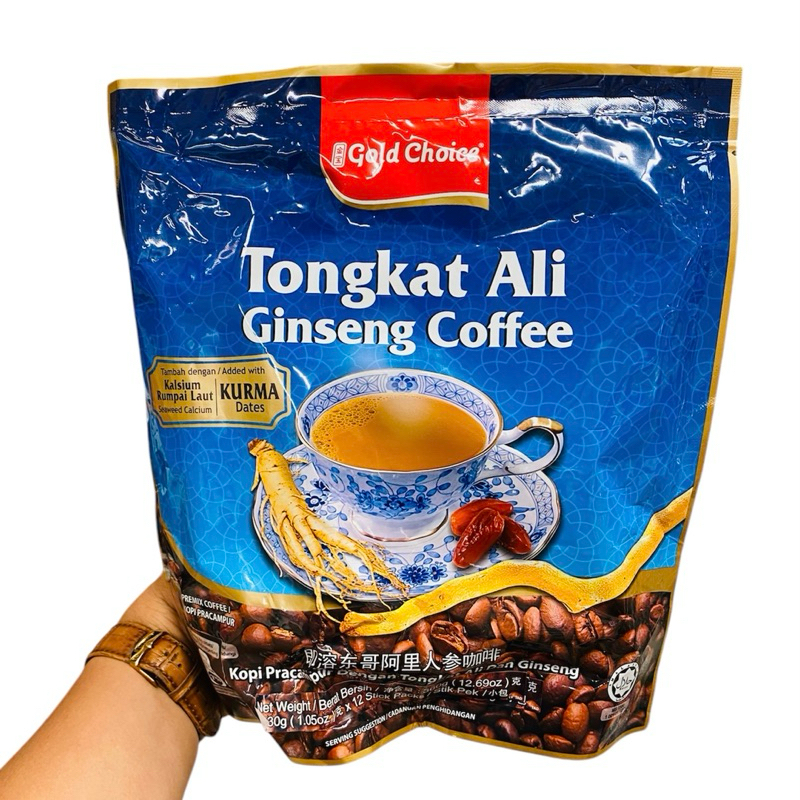 Gold Choice Tongkat Ali Ginseng Kurma Coffee (12s x 30g) | Shopee Malaysia