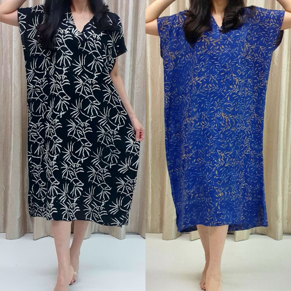 [5040] DASTER BATIK KAFTAN/DRESS PANJANG KAFTAN BATIK *wholesale ...