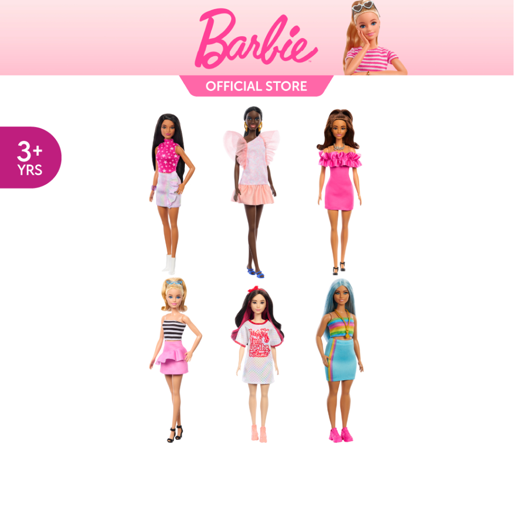 Barbie Fashionistas Doll - Assorted (FBR37) | Shopee Malaysia