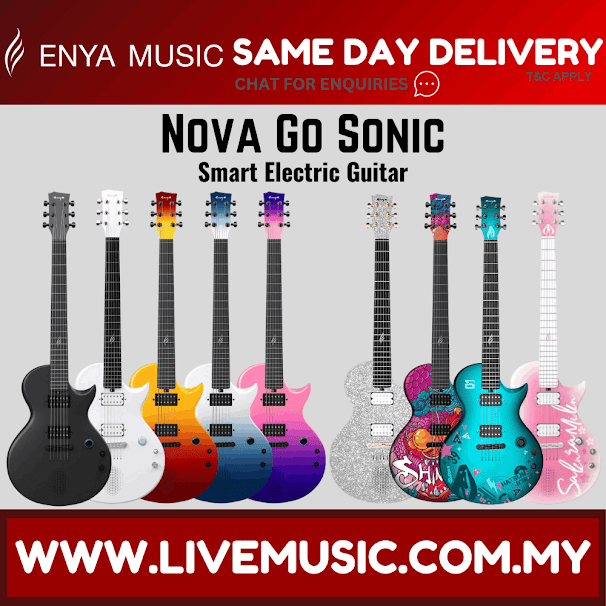 ENYA NOVA GO Sonic Electric Guitar With Bag - ( NOVAGOSONIC / NOVAGO ...