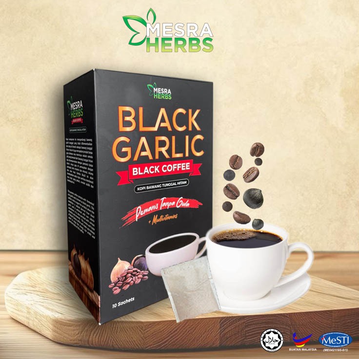 Single Clove Black Garlic Coffee Sugar Free | Kopi Bawang Putih Tunggal ...